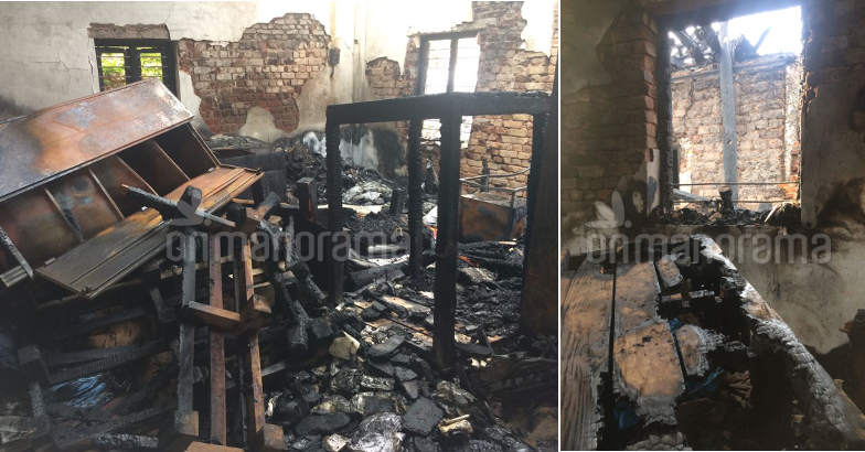 Major fire near Padmanabhaswamy temple in TVPM, two injured | Pix ...