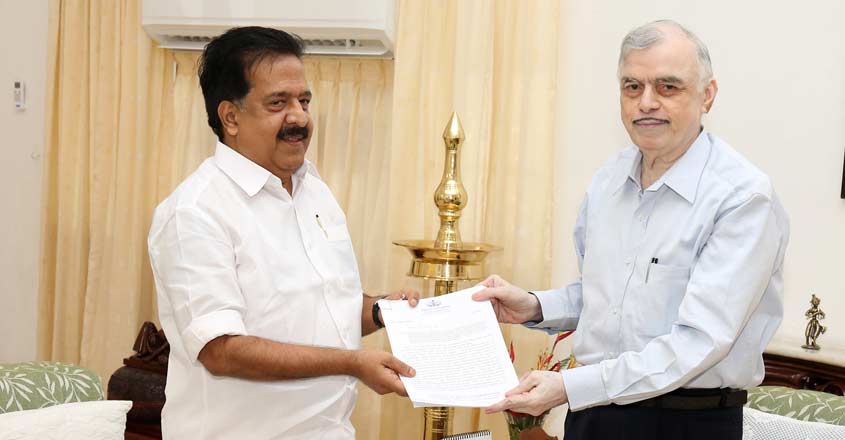CPM leader's son involved in sanctioning land for brewery: Chennithala ...