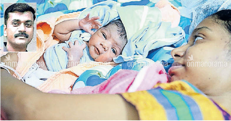 Little Sam Abraham brings joy to martyred soldier's family | Lance Naik Sam Abraham of ...