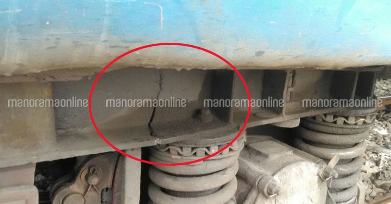 Crack detected on Kerala Express bogie frame, tragedy averted | Kerala ...