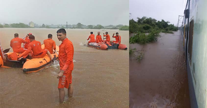 Mumbai rains: All 1,050 passengers of stranded Mahalaxmi Express rescued| India News | Manorama ...