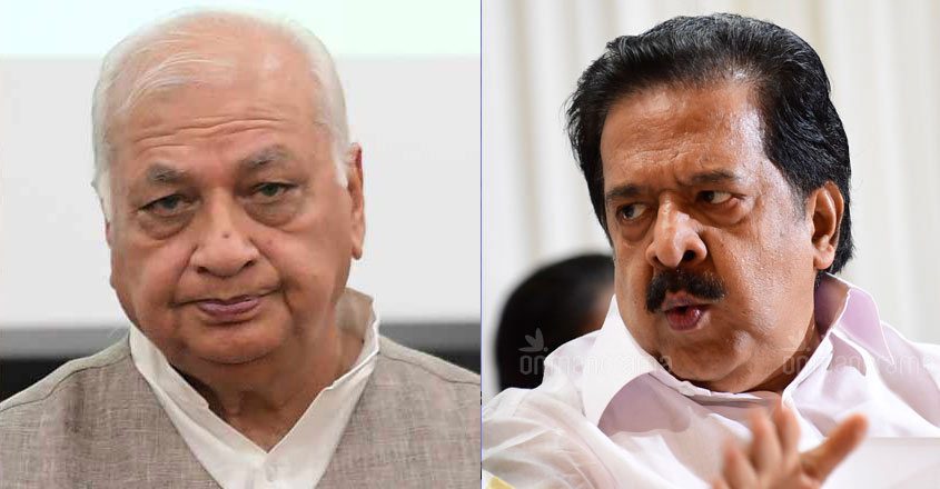 Resolution to recall governor: Chennithala stands firm, attacks chief ...