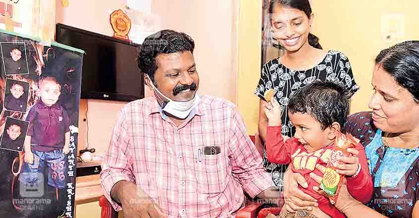 Tale of 3-year-old Kasaragod boy Sayanth, on whom rests the dreams of ...