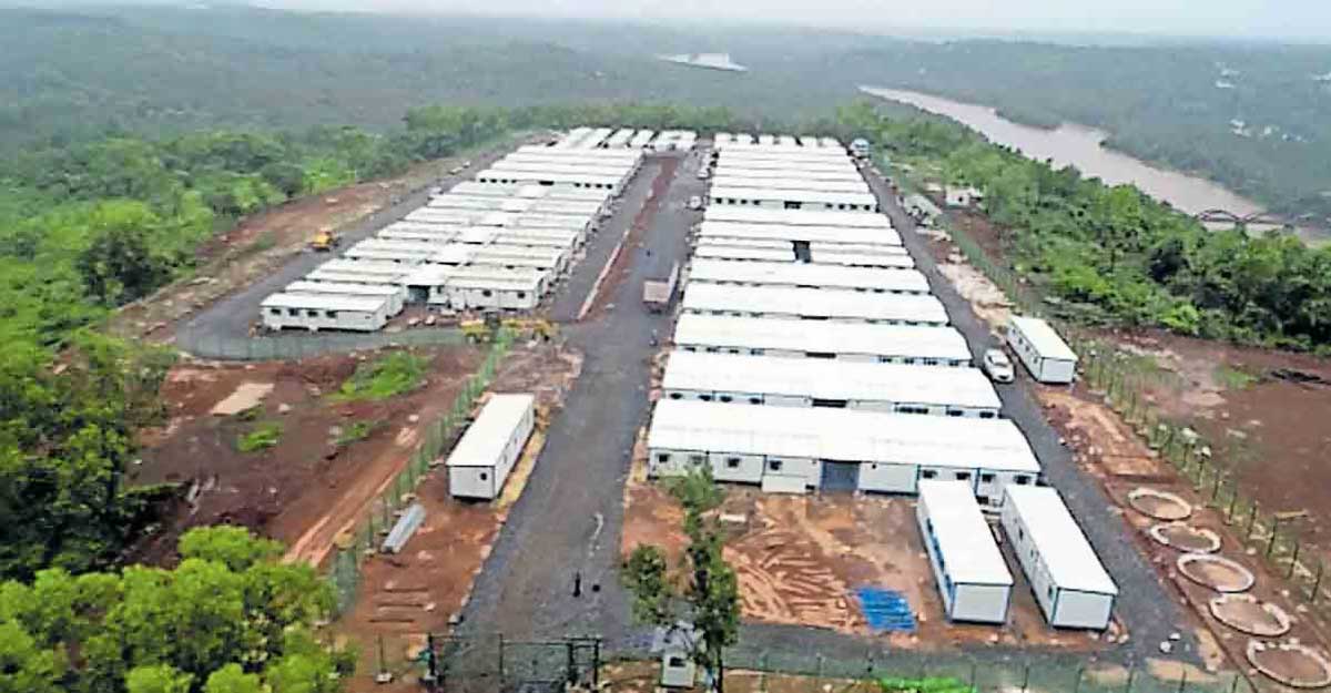 541 bed Facility In 124 Days Kasaragod Gets Kerala s First COVID