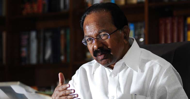 Moily takes a dig on Modi's supari, asks is the PM so helpless?