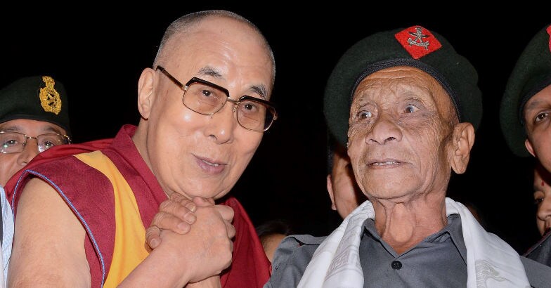 Dalai Lama meets man who escorted him to India 58 years ago | Dalai ...