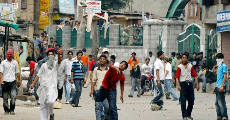 Youth killed as forces fire at stone throwing mob in Kashmir