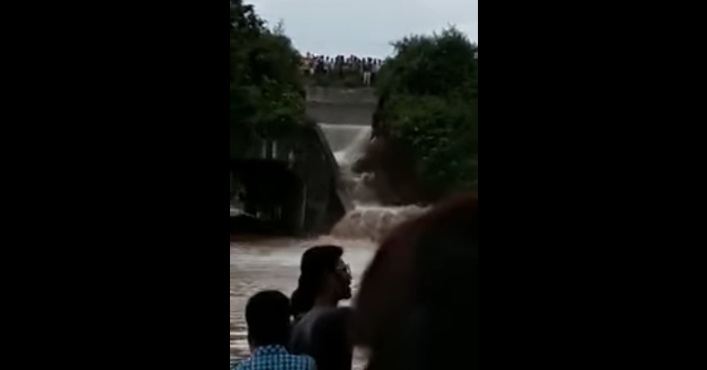 Part of Bihar dam collapses hours before launch by Nitish Kumar | Video ...