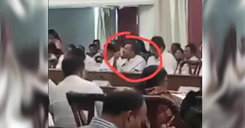BJP MLAs caught 'snacking' on camera amid fast | Video | Latest India ...