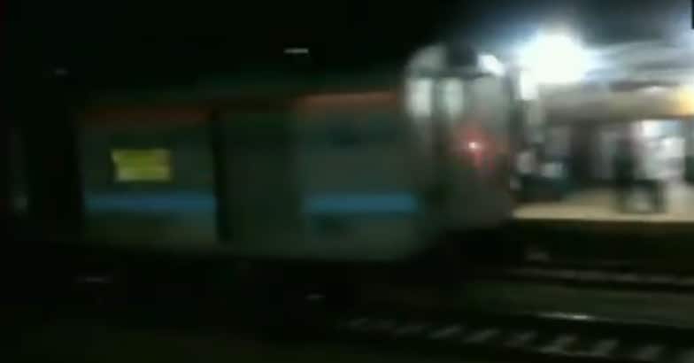 Train moves 10 km without engine, narrow escape for passengers | Video ...