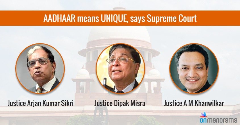 Aadhaar case: Timeline | Aadhaar verdict | Supreme Court | money bill ...