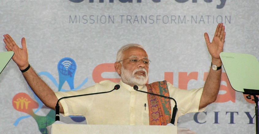 Modi stops speech as technician faints, asks officers to attend to him ...