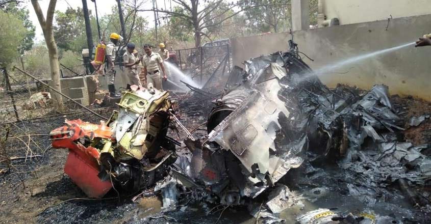 One pilot killed, 2 eject as two IAF jets crash in Bengaluru ahead of ...