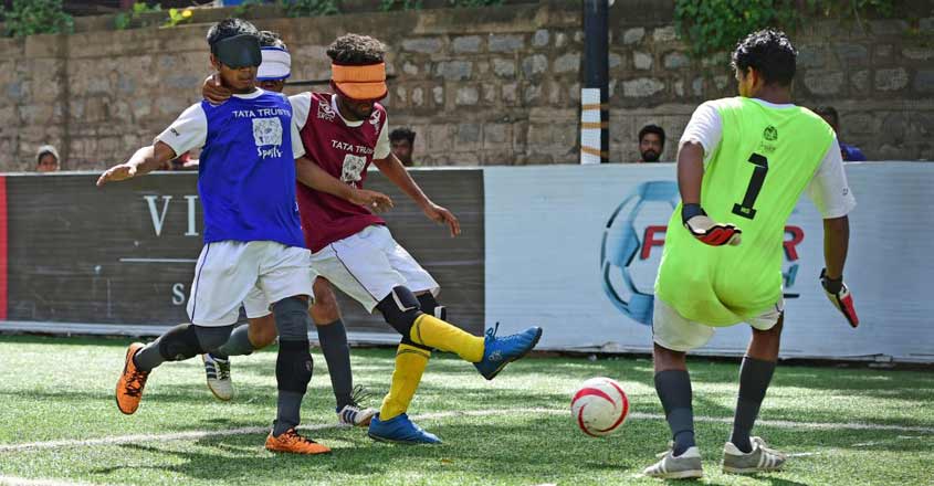 They play by the ear to win hearts. Now, Indian blind footballers crave ...