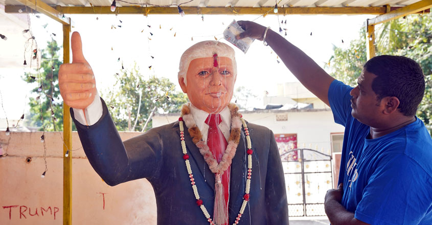 Meet the superfan from India who built a shrine for Trump | India News ...