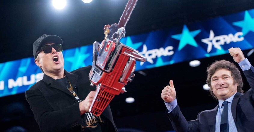 Elon Musk's chainsaw for bureaucracy