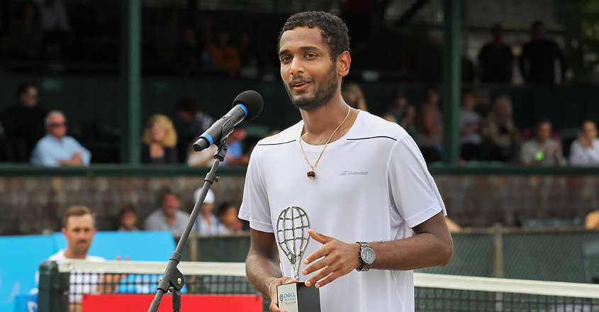 Johnson beats Ramkumar to win Newport title