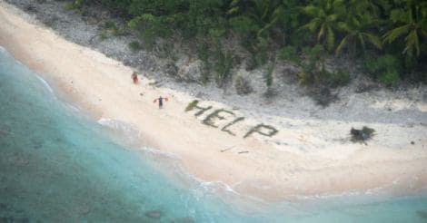 Cast Away: 'HELP' sign rescues 3 men from deserted island | World News ...