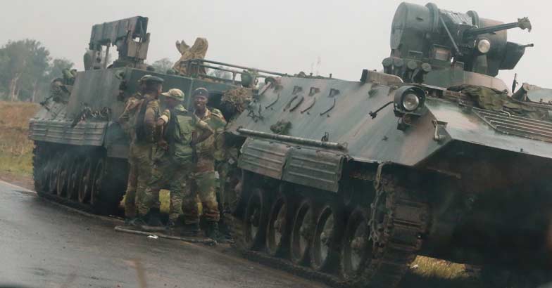 Zimbabwe military confirms coup, says president is safe
