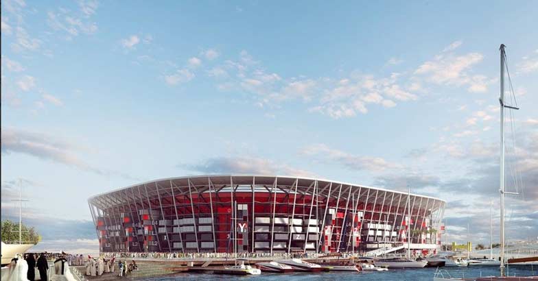 World Cup's first 'reusable' stadium unveiled in Qatar