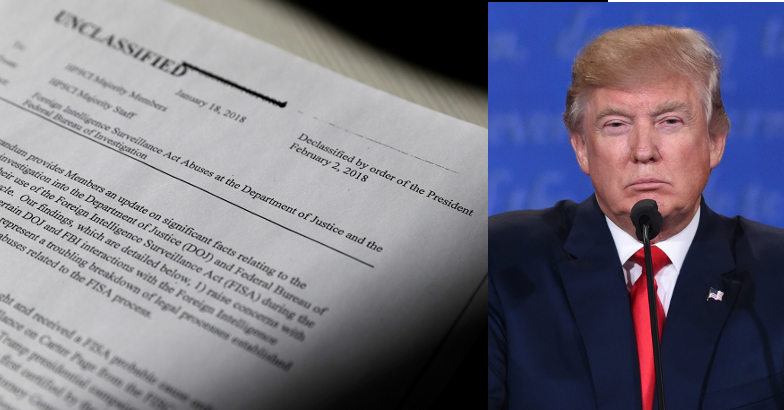Top-secret memo released as Trump escalates fight over Russia probe ...