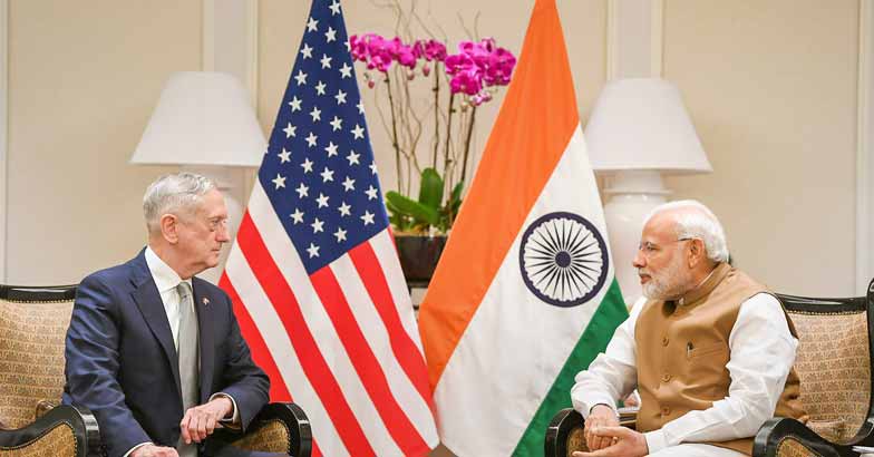 Modi meets US defence secretary, visits Indian naval ship | Narendra ...