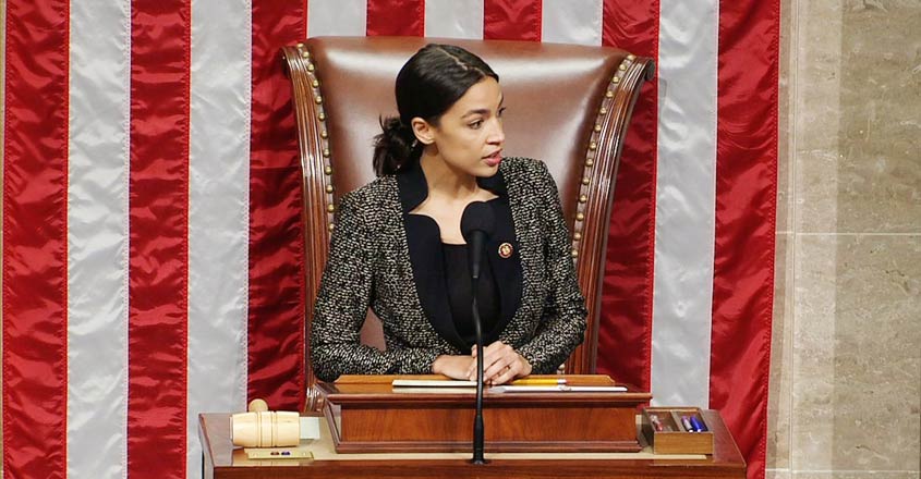 Ocasio-Cortez becomes youngest woman to preside over US House of ...