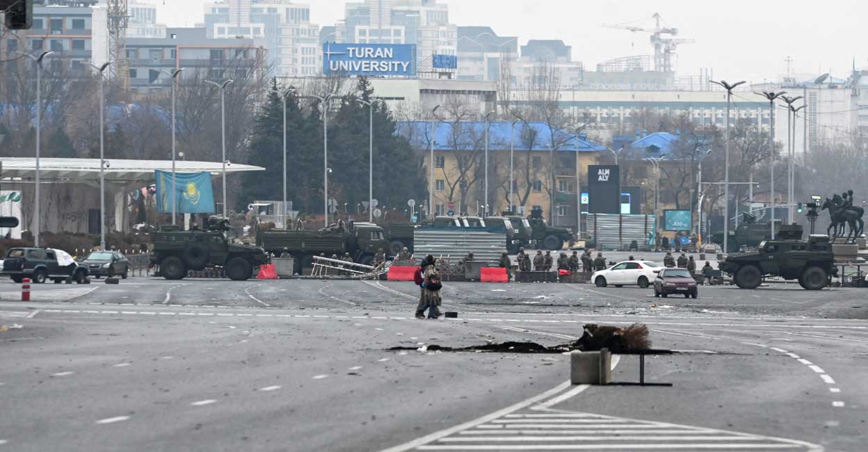 Kazakh president gives shoot-to-kill order to quell protests | World ...