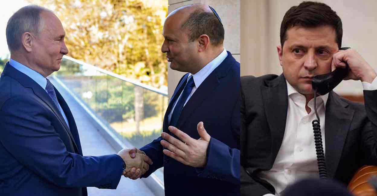 Israeli Pm Meets Putin In Moscow Then Speaks With Ukraine Prez By