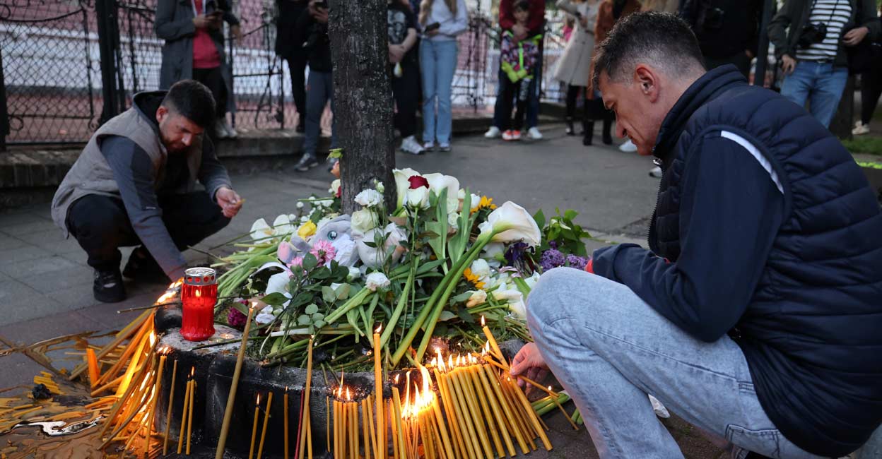 9 dead after teen opens fire in Serbian school