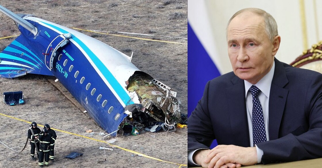 Putin apologises for accidental downing of Azerbaijan plane in Russian airspace