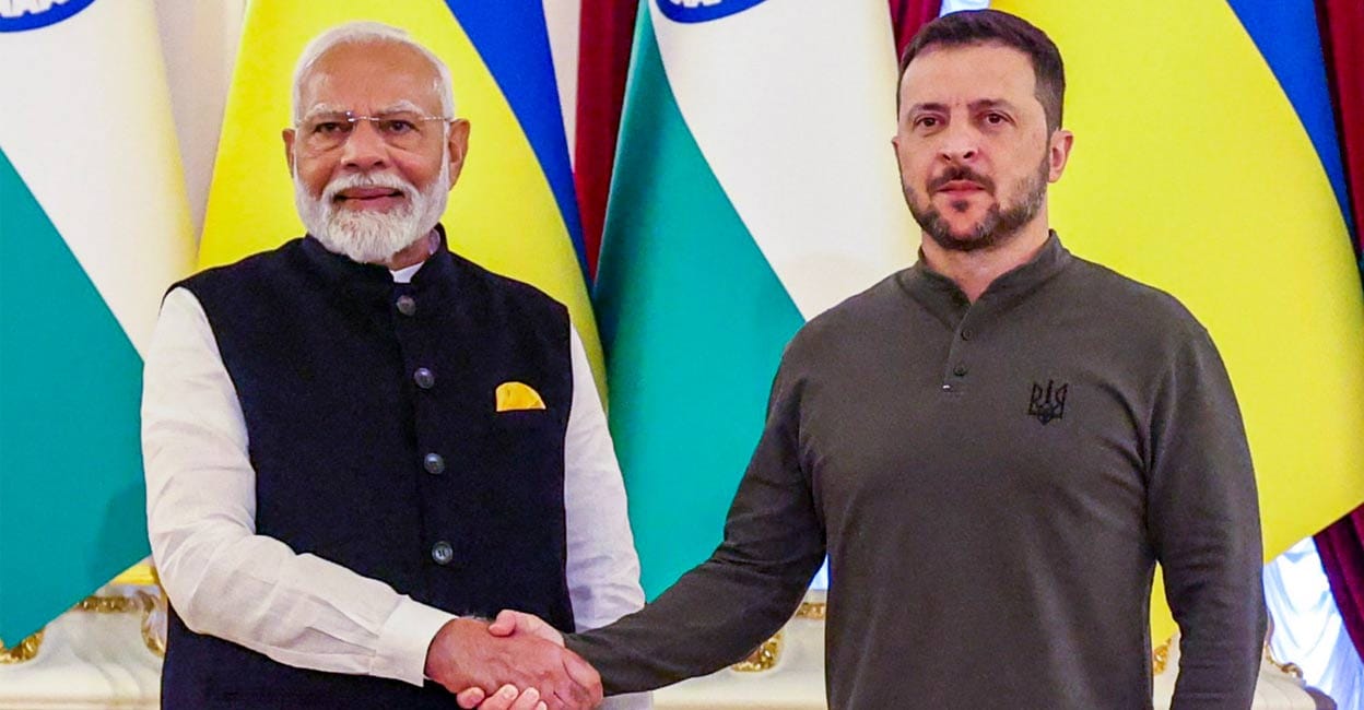 PM Modi invites Ukraine’s Volodymyr Zelensky to visit India ...
