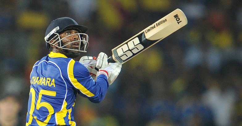 Watch Chamara Silva get bowled after attempting bizarre shot | Chamara ...