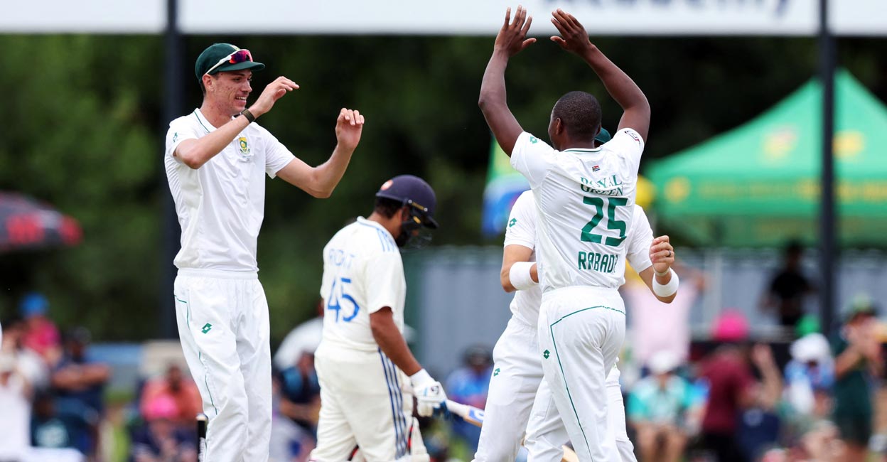 Centurion Test: Rabada grabs five wickets, Rahul holds firm for India ...