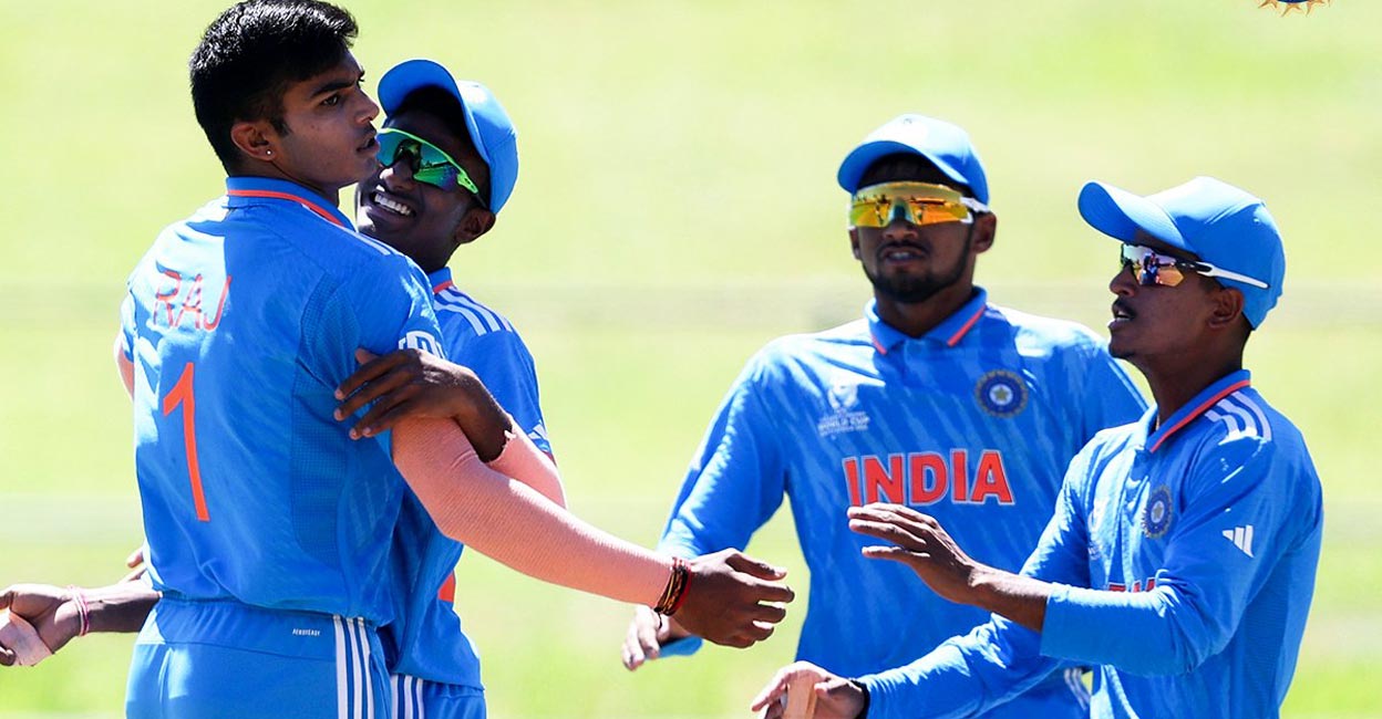 U-19 World Cup: Dhas, Saharan shine as India beat South Africa to enter ...