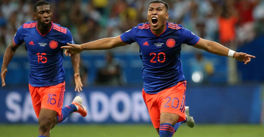 Colombia beat Argentina 2-0 as Martinez, Zapata stun Messi squad ...