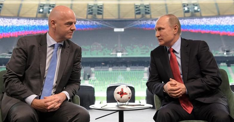 Putin promises fans World Cup at highest level | Football News | Sports ...