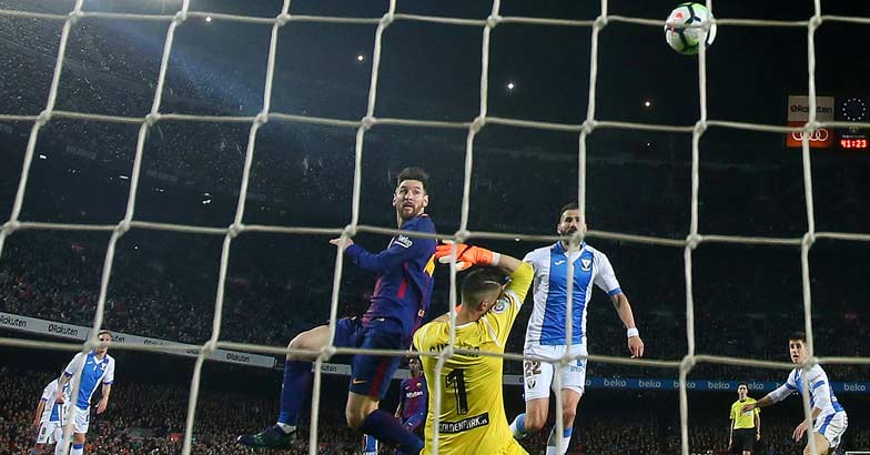 Messi bags hat-trick as Barca equal La Liga unbeaten record | Barcelona ...