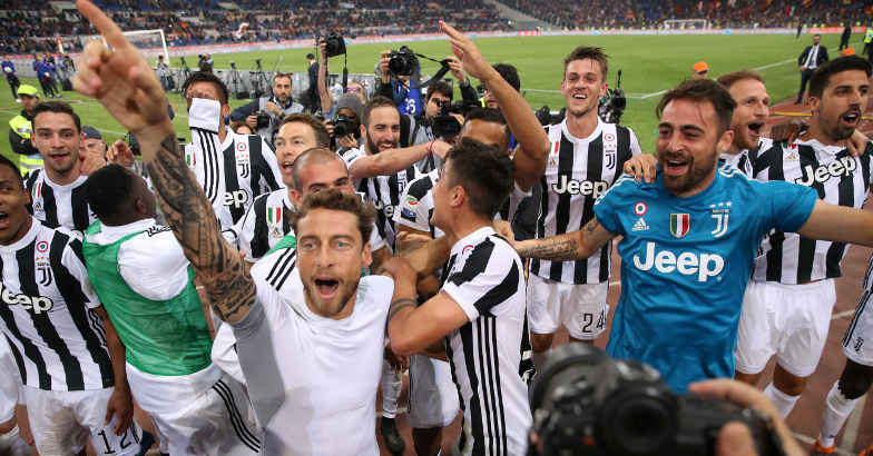 Juventus draw at Roma to clinch seventh Serie A title in a row ...
