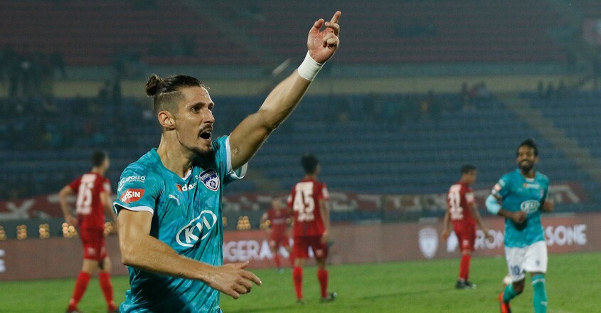 ISL: Bengaluru FC beat NorthEast United 2-0 to move to top spot