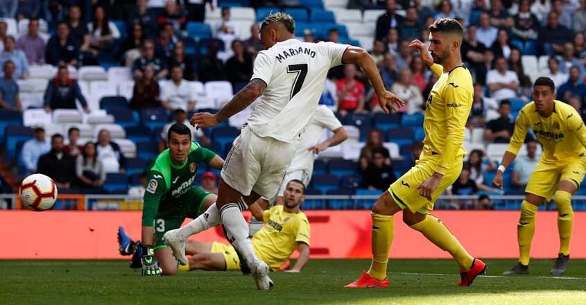 Real Madrid beat Villarreal in front of sparse Bernabeu crowd