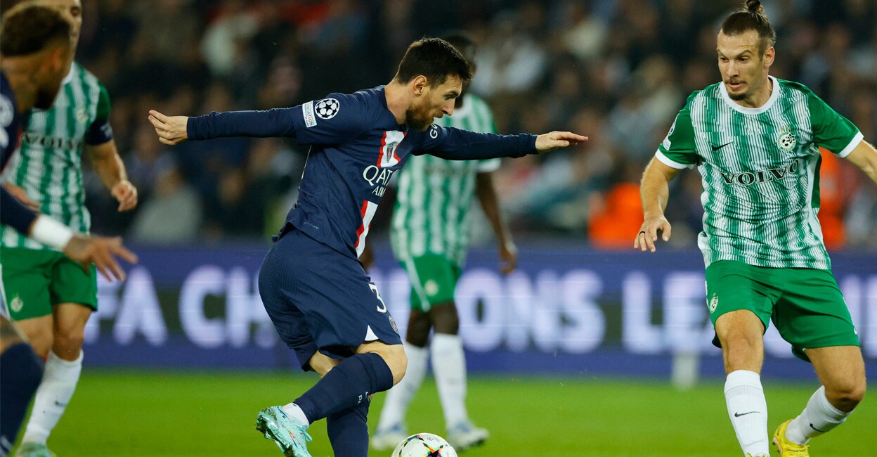Messi and Mbappe both score twice as PSG thrash Maccabi 7-2