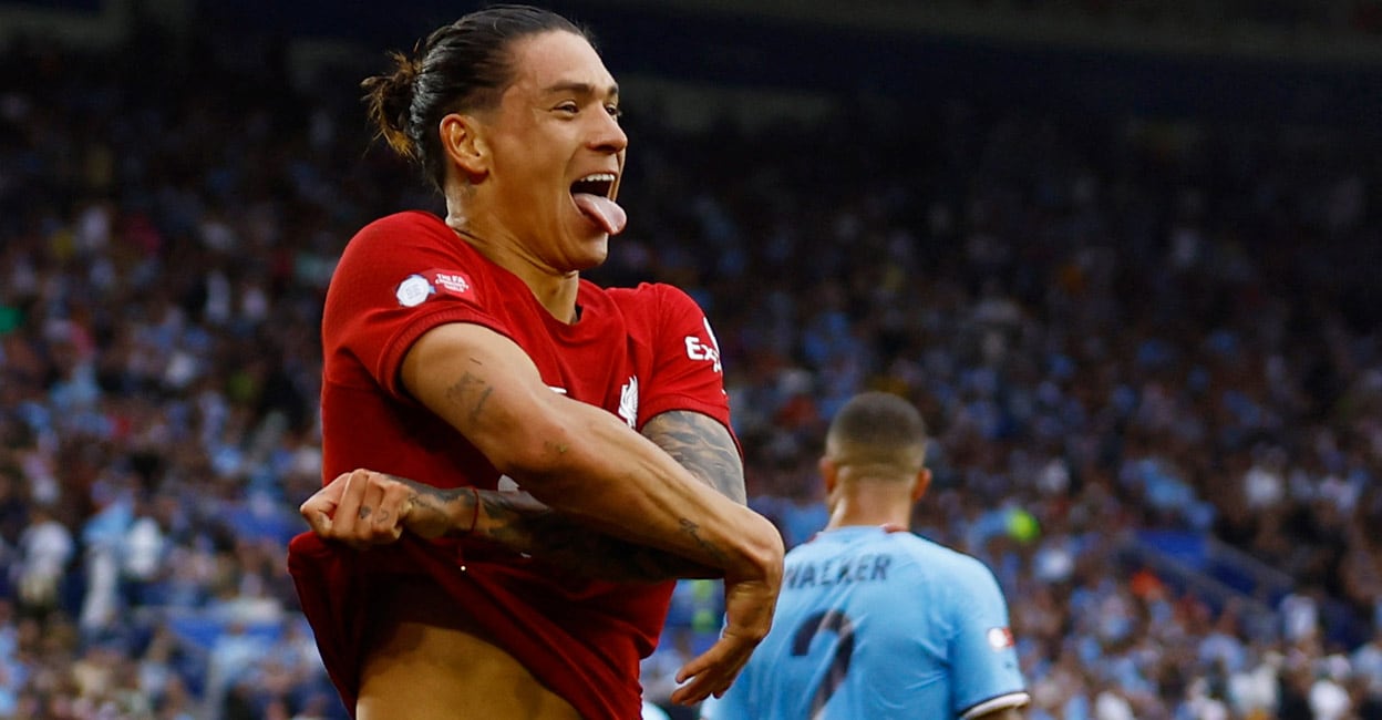 Nunez makes instant impact as Liverpool beat City in Community Shield ...