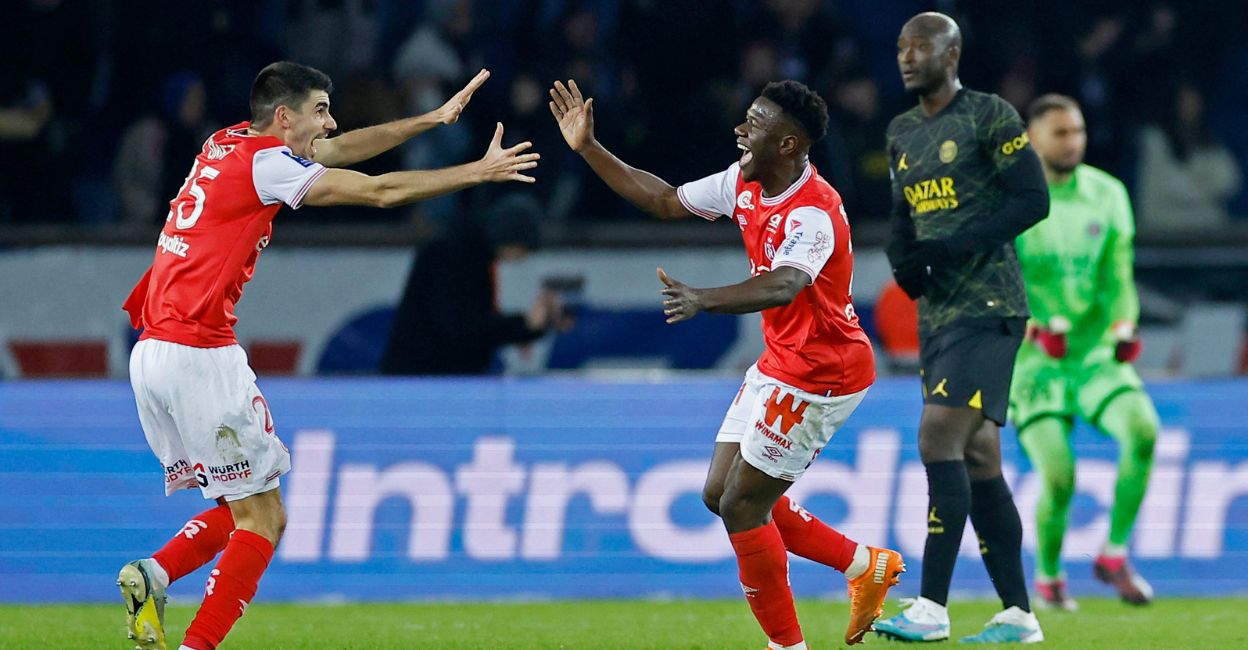 PSG held to 1-1 draw after Reims equalizes in stoppage time