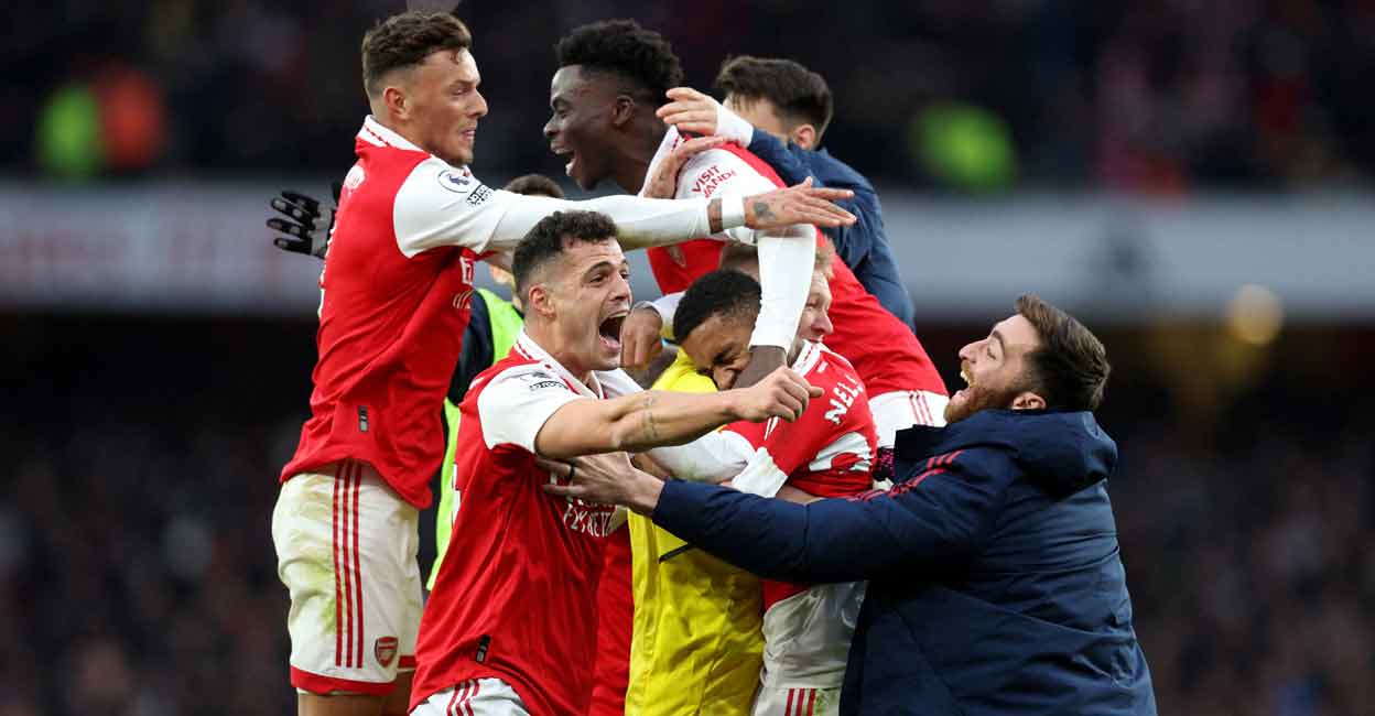 Arsenal preserve five-point lead with thrilling win | Premier League ...