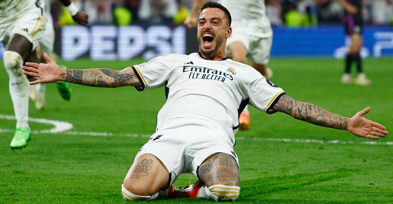UCL: Joselu's late brace helps Real Madrid stun Bayern Munich ...