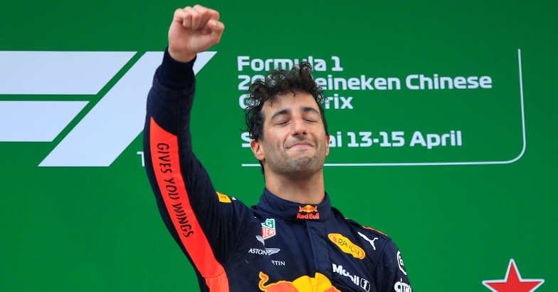 Ricciardo pulls off a thrilling win in Chinese GP | F1 | Chinese GP ...
