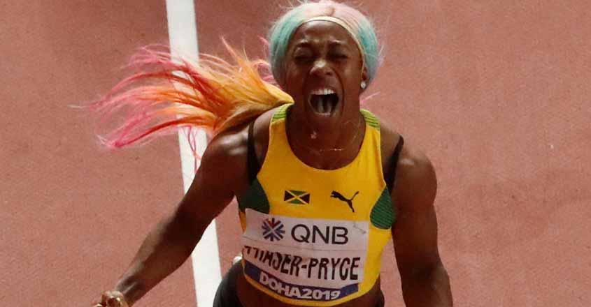 Fraser-Pryce blazes to history with fourth world gold | Athletics News ...