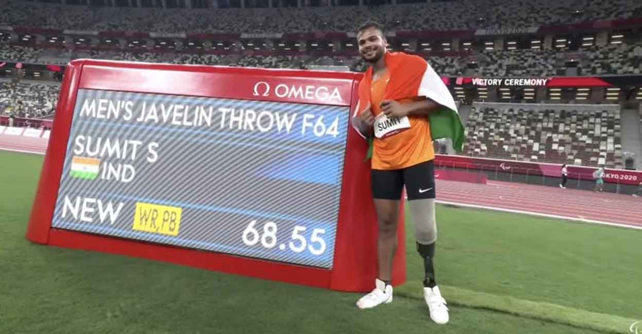 Paralympics: Sumit Antil wins javelin gold with world record | Sports ...