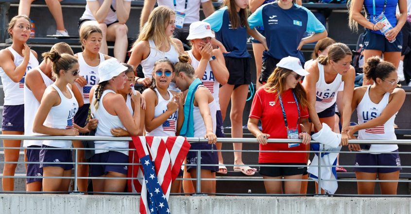 Coach saves US artistic swimmer Alvarez from drowning | Sports News ...